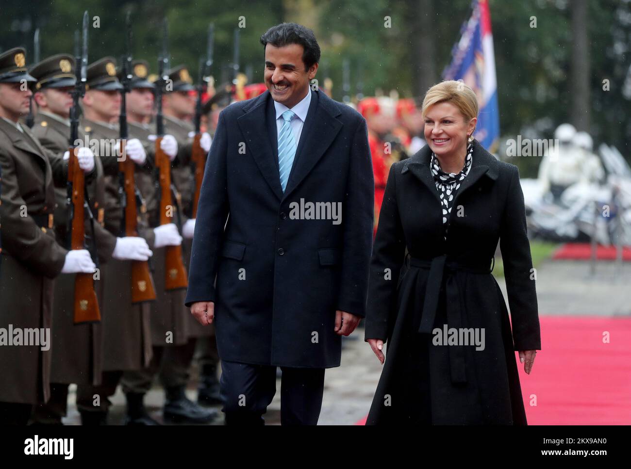 19.11.2018., Zagreb, Croatia - President of Croatia Kolinda Grabar ...