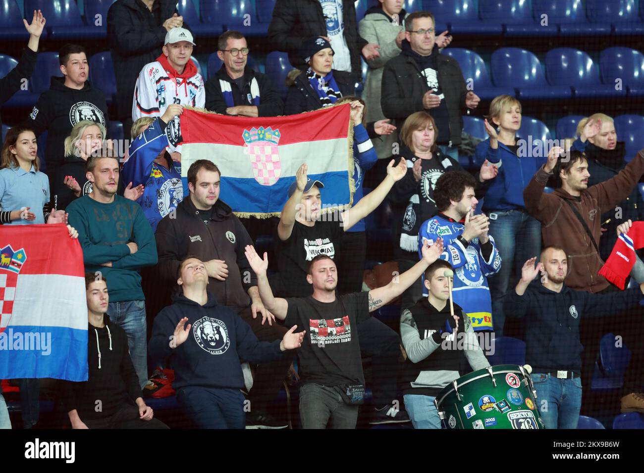 20.11.2018., Zagreb, Dom sportova, Croatia - EBEL league, KHL Medvescak - Fehervar AV19.. Photo ...