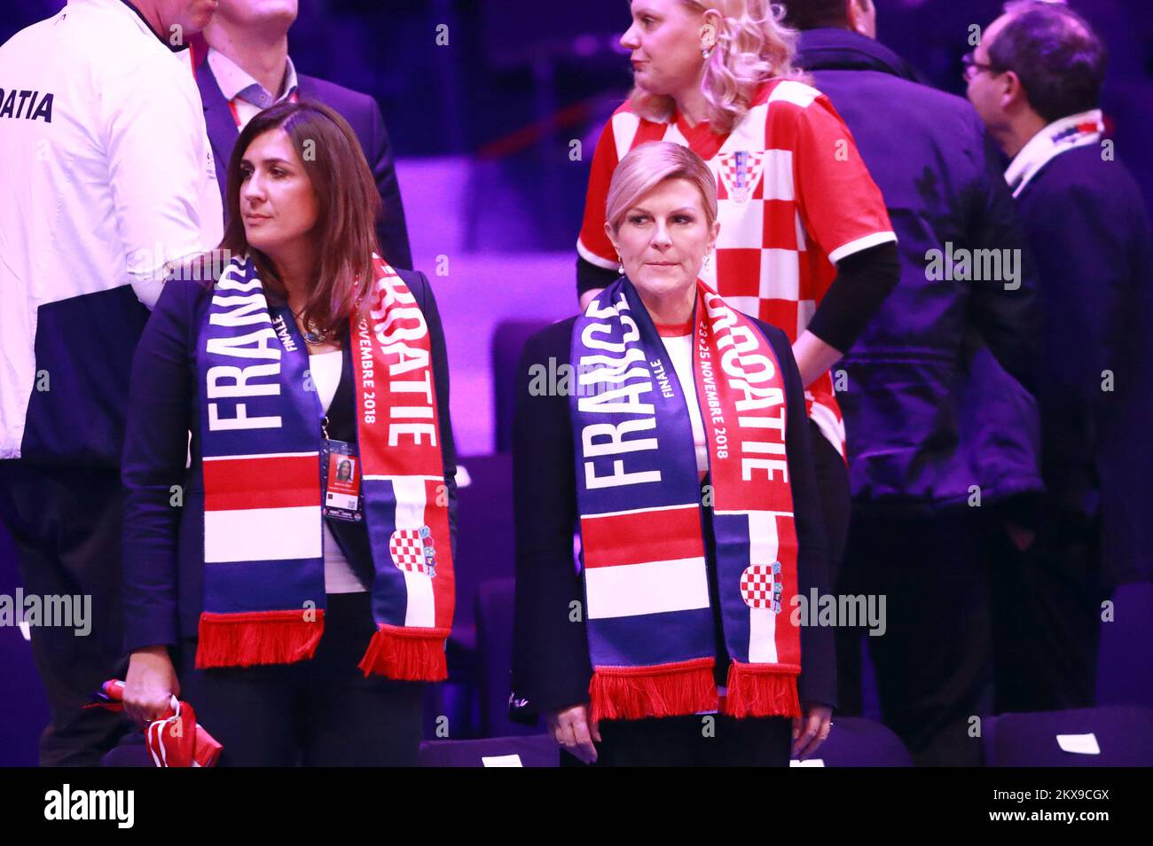 23.11.2018., Lillie, France - Atmosphere at Davis Cup Final between ...