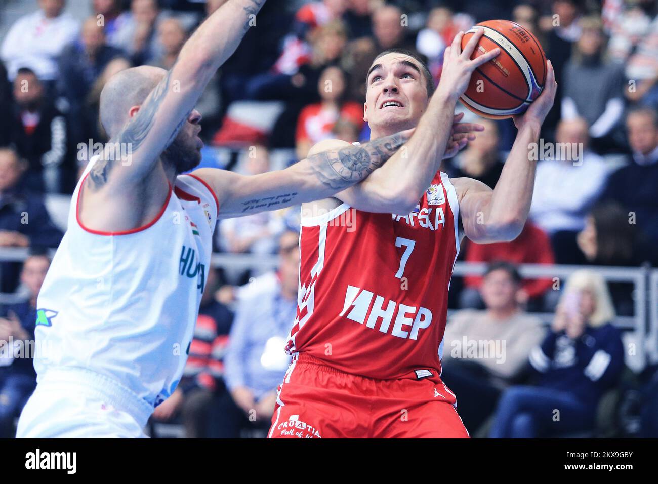 29.11.2018., Osijek, Croatia - FIBA World Cup Qualifiers match between ...