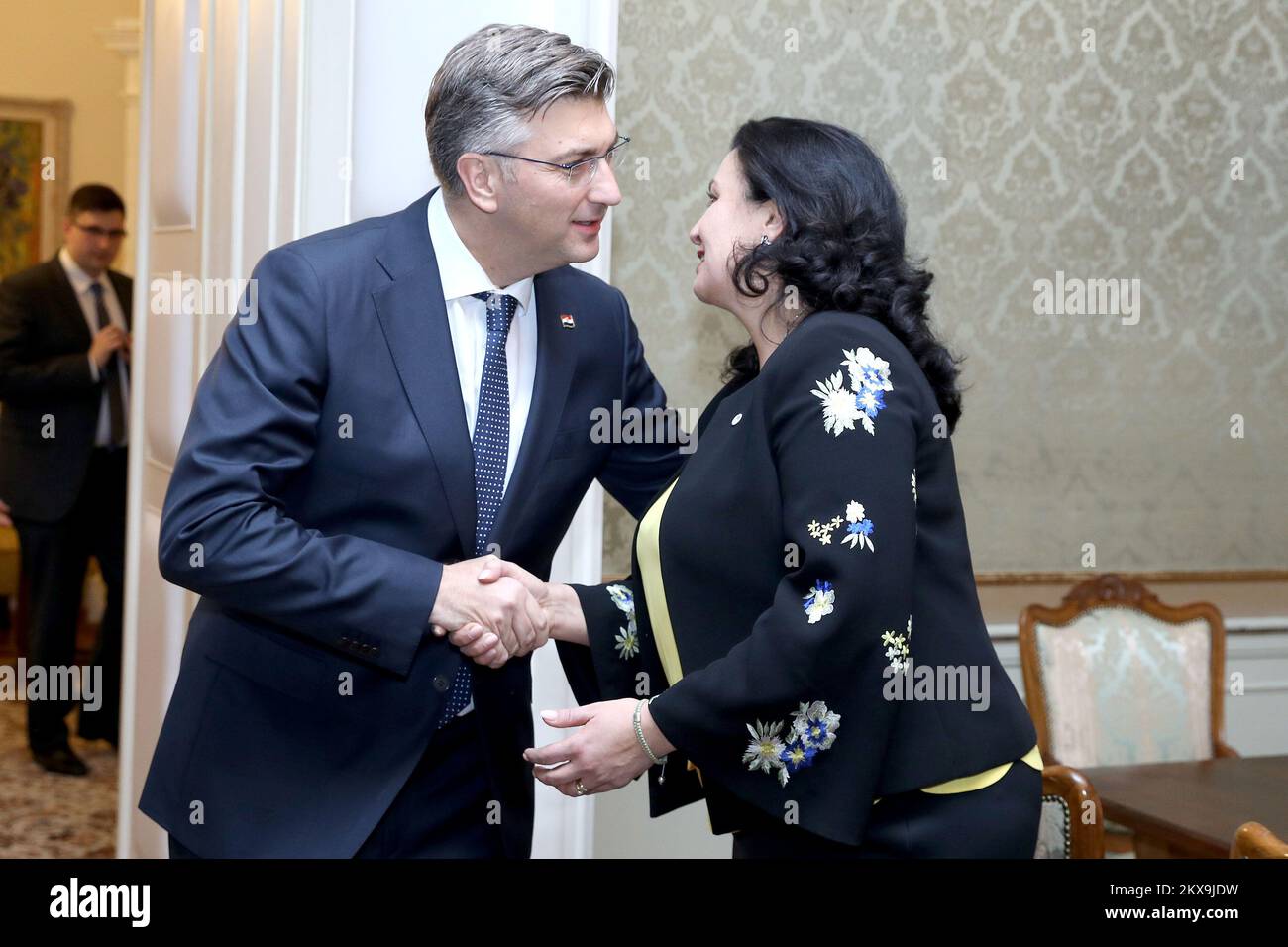 03.12.2018., Zagreb - On the occasion of the meeting at the top of the ...