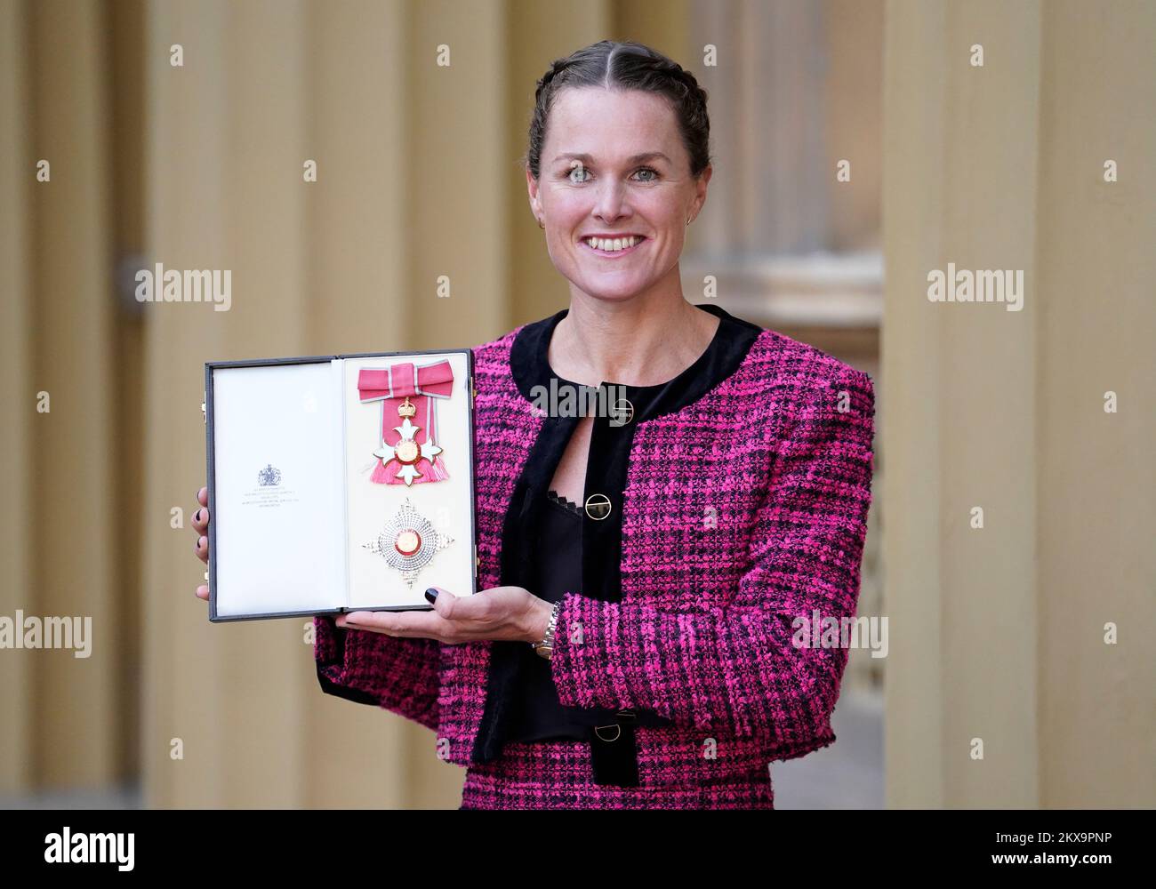 Dame Flora Duffy after being made a Dame Commander of the British ...