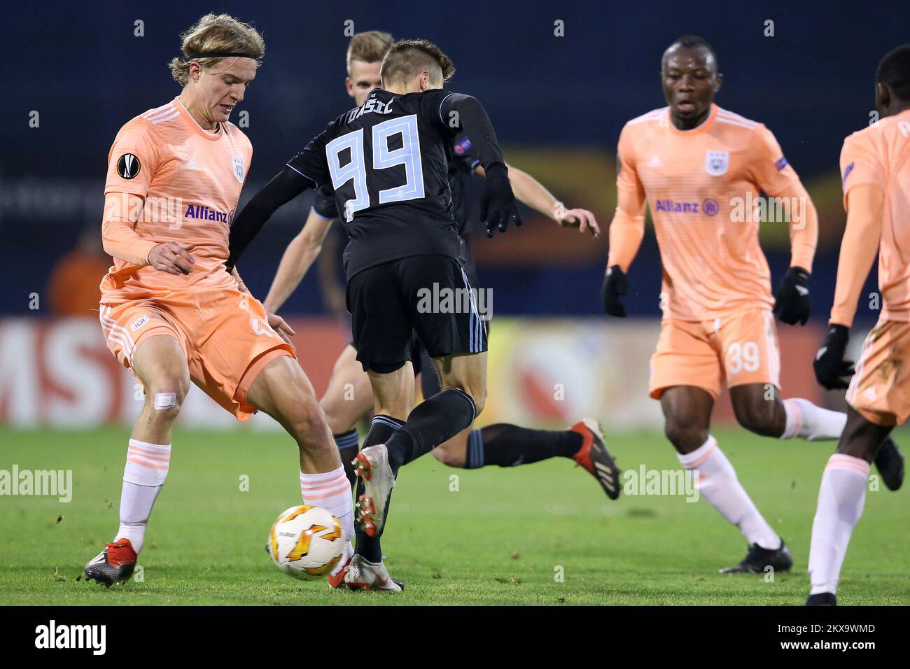 13.12.2018, Stadium Maksimir, Zagreb, Croatia - UEFA Europa League ...