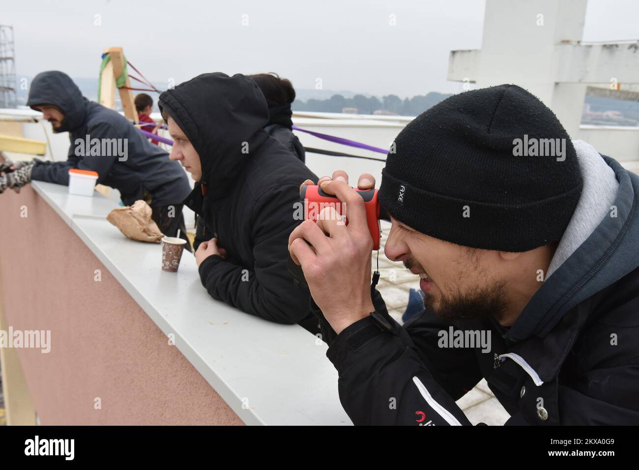 22.12.2018., Pula, Croatia - Winter Edition of Urban Highline Pula ...