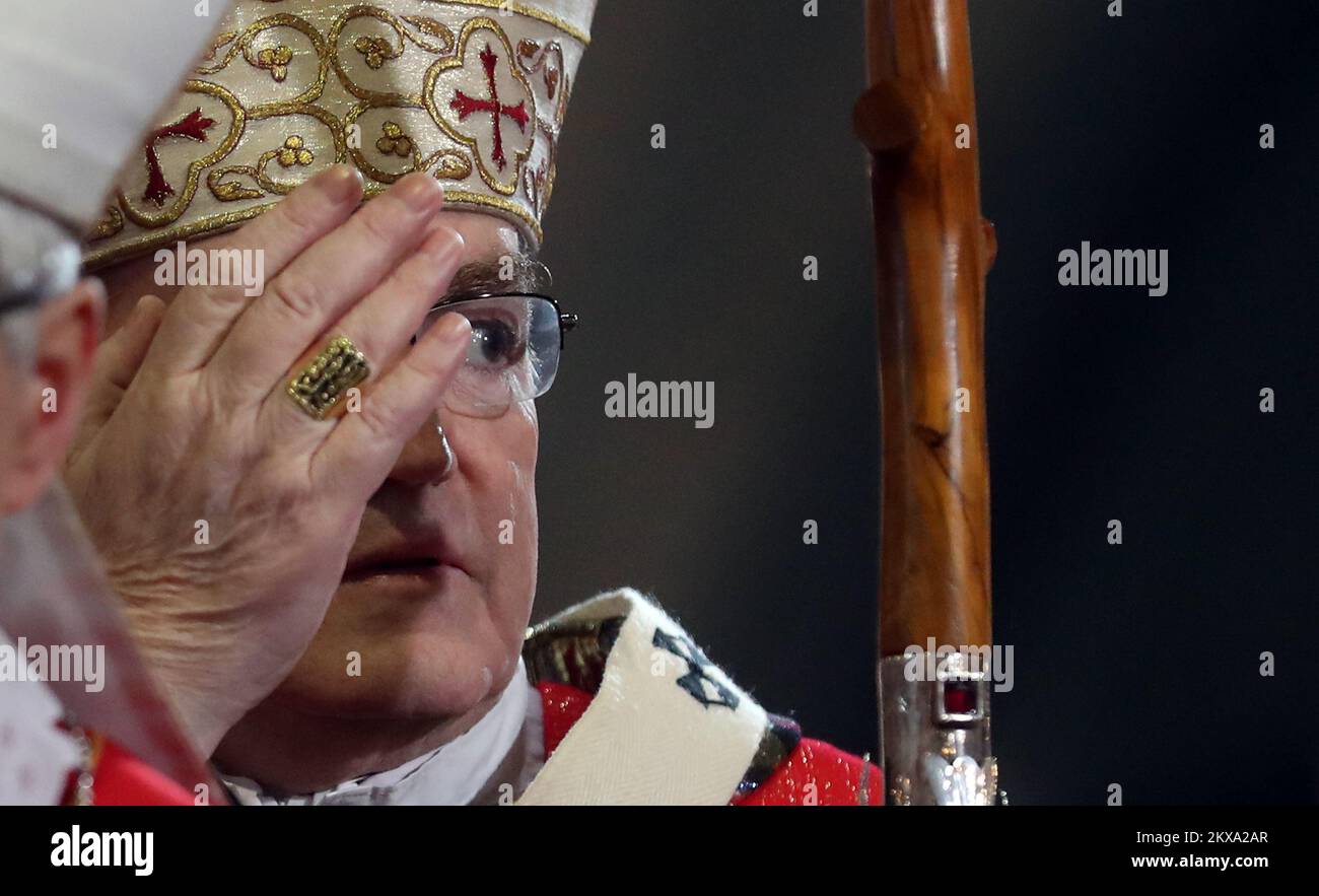 10.02.2018., Croatia, Zagreb - In Zagreb Cathedral Solemn Eucharist on ...