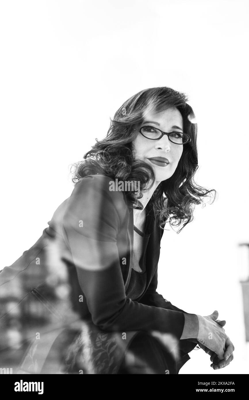 Actress senka bulic theater director portrait hi-res stock photography ...