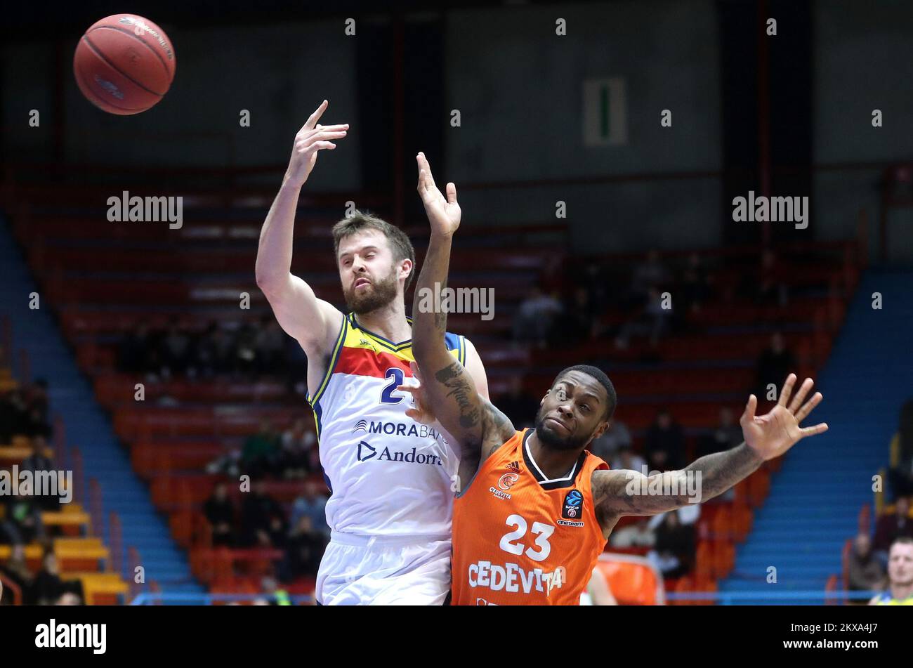 02.01.2019., Zagreb, Croatia - KK Cibona vs MoraBanc Andorra during 1 ...