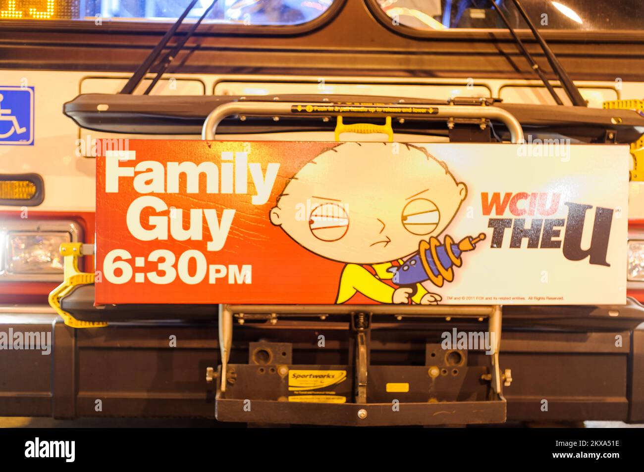 Bus chicago ad hi-res stock photography and images - Alamy