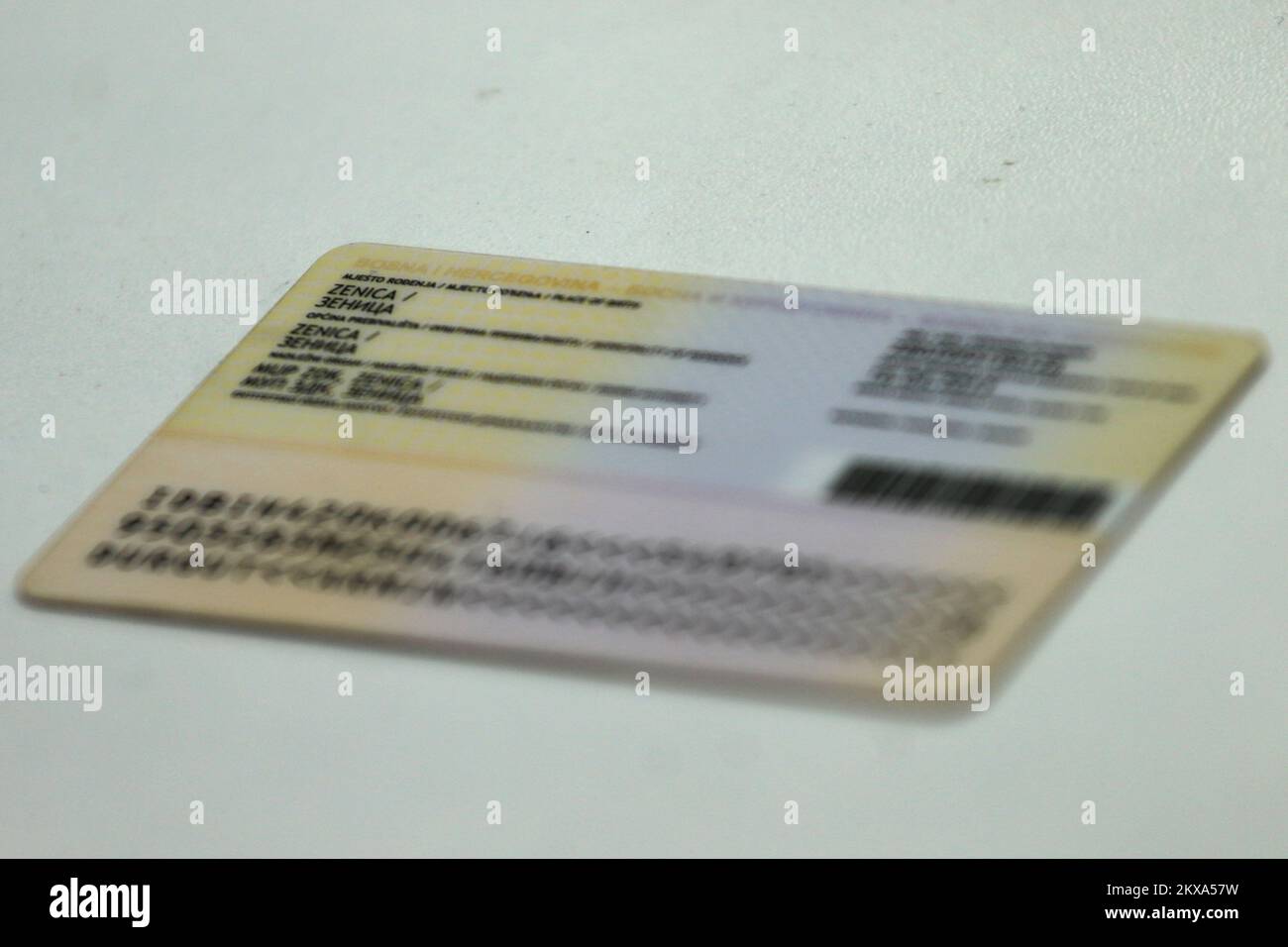 04.01.2019., Sarajevo, Bosna i Hercegovina - ID card of Bosnia and ...