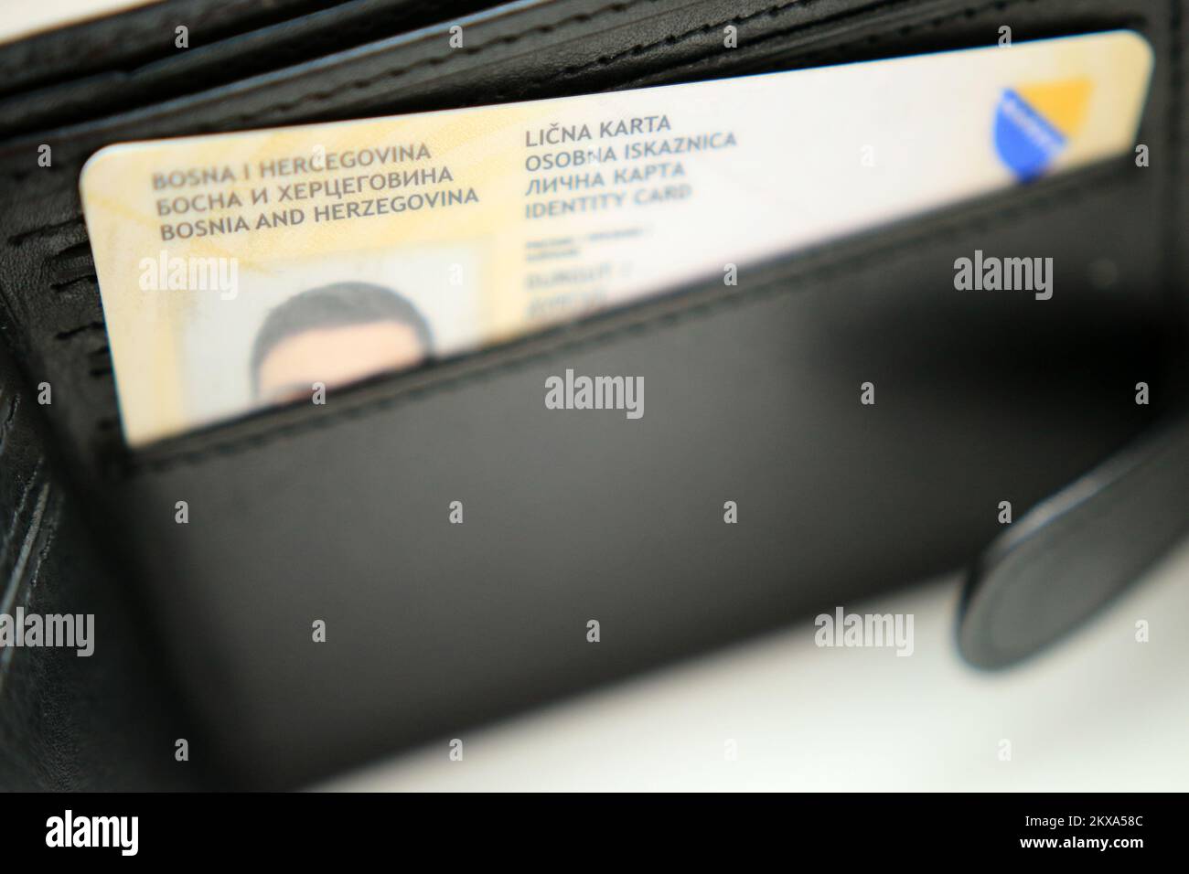04.01.2019., Sarajevo, Bosna i Hercegovina - ID card of Bosnia and ...