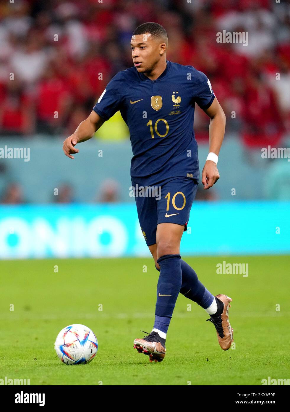 France's Kylian Mbappe during the FIFA World Cup Group D match at the ...