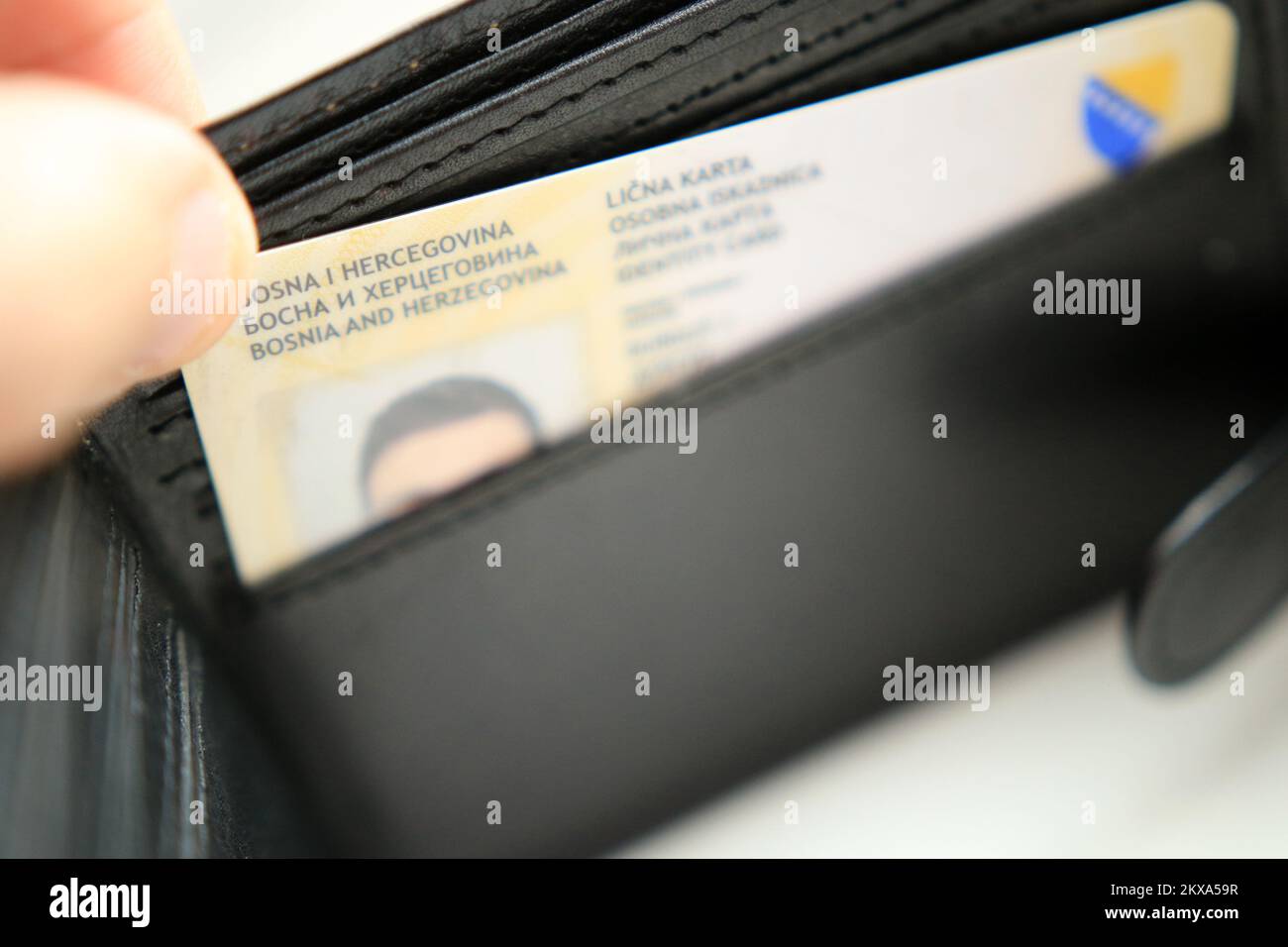 04.01.2019., Sarajevo, Bosna i Hercegovina - ID card of Bosnia and ...
