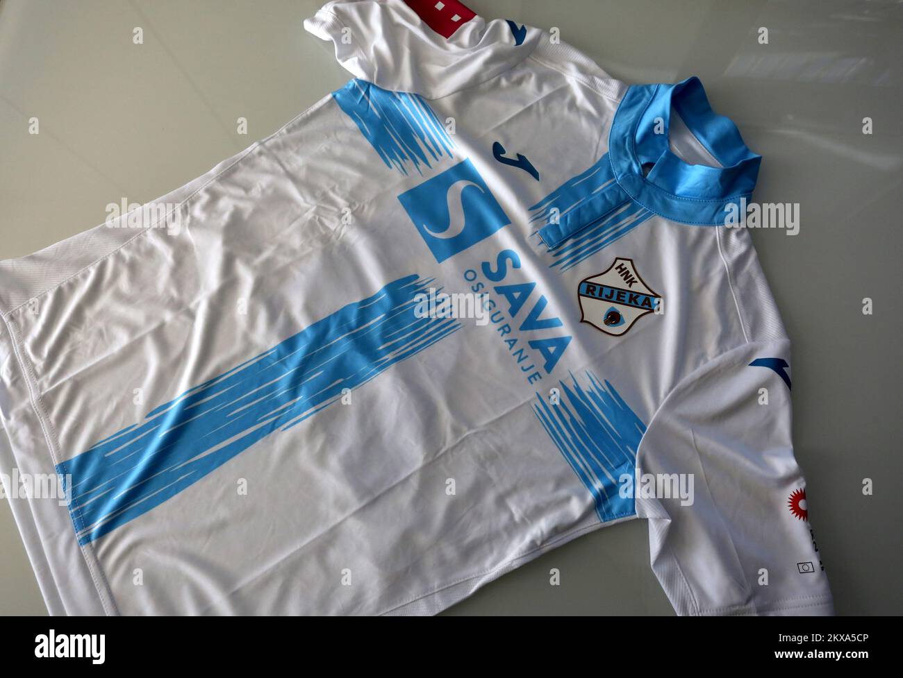 04.01.2019., Rijeka - Coat of Arms on the jersey of the Croatian ...