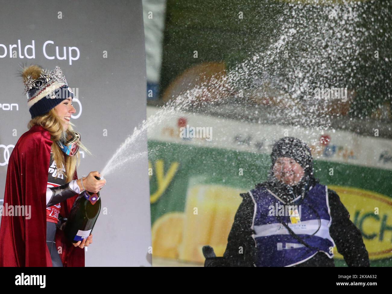 05.01.2019., Croatia, Zagreb - Women's slalom race of Audi FIS Ski World Cup Snow Queen Trophy ...