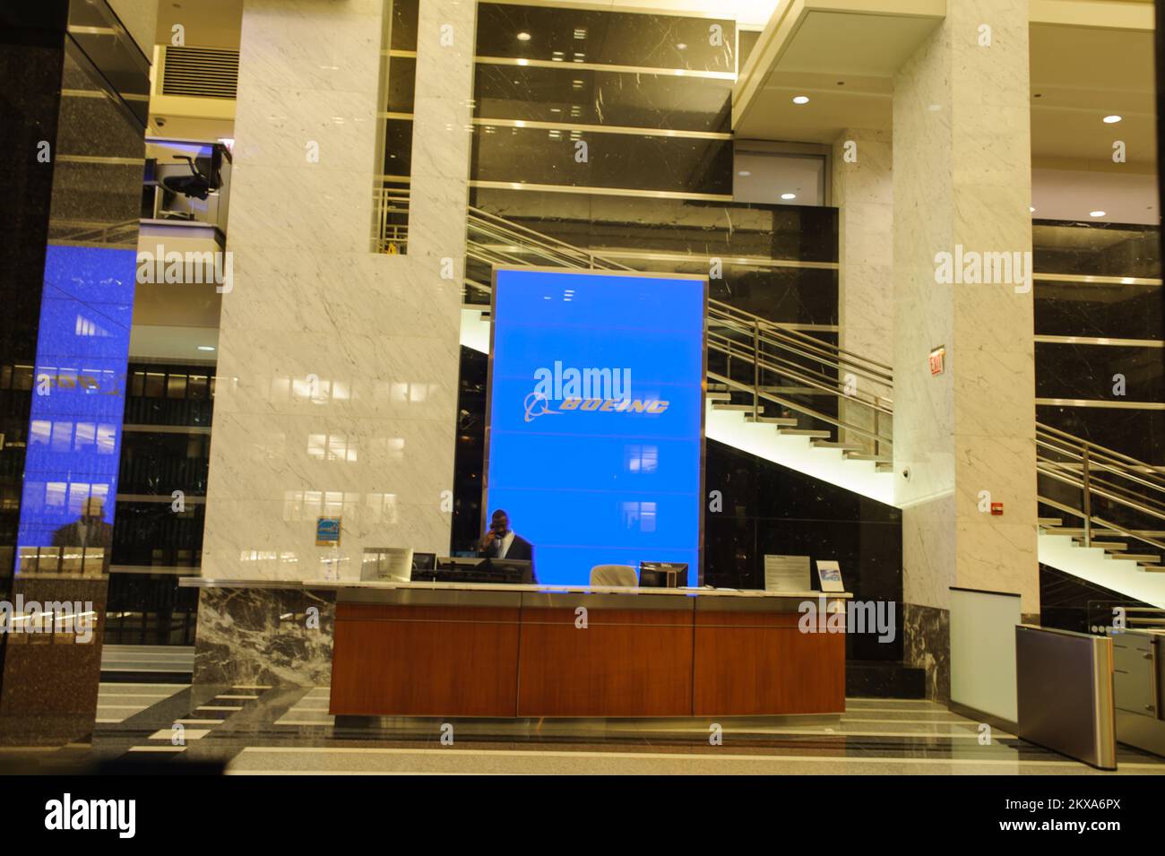 CHICAGO, USA - OCTOBER 06, 2011: The Boeing Company's corporate ...