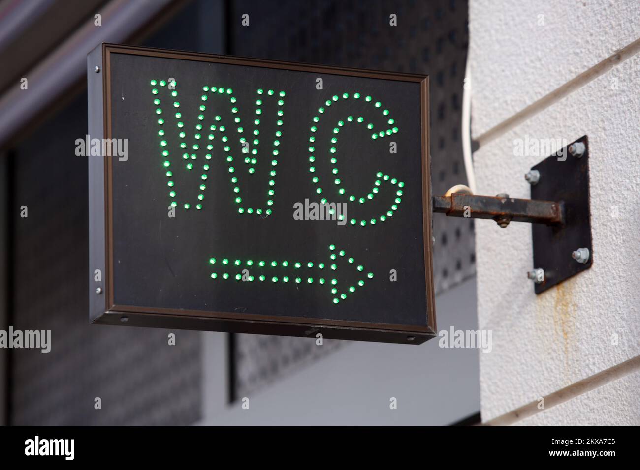 06.01.2019., Split - Public toilet signs. Photo: Miranda Cikotic ...
