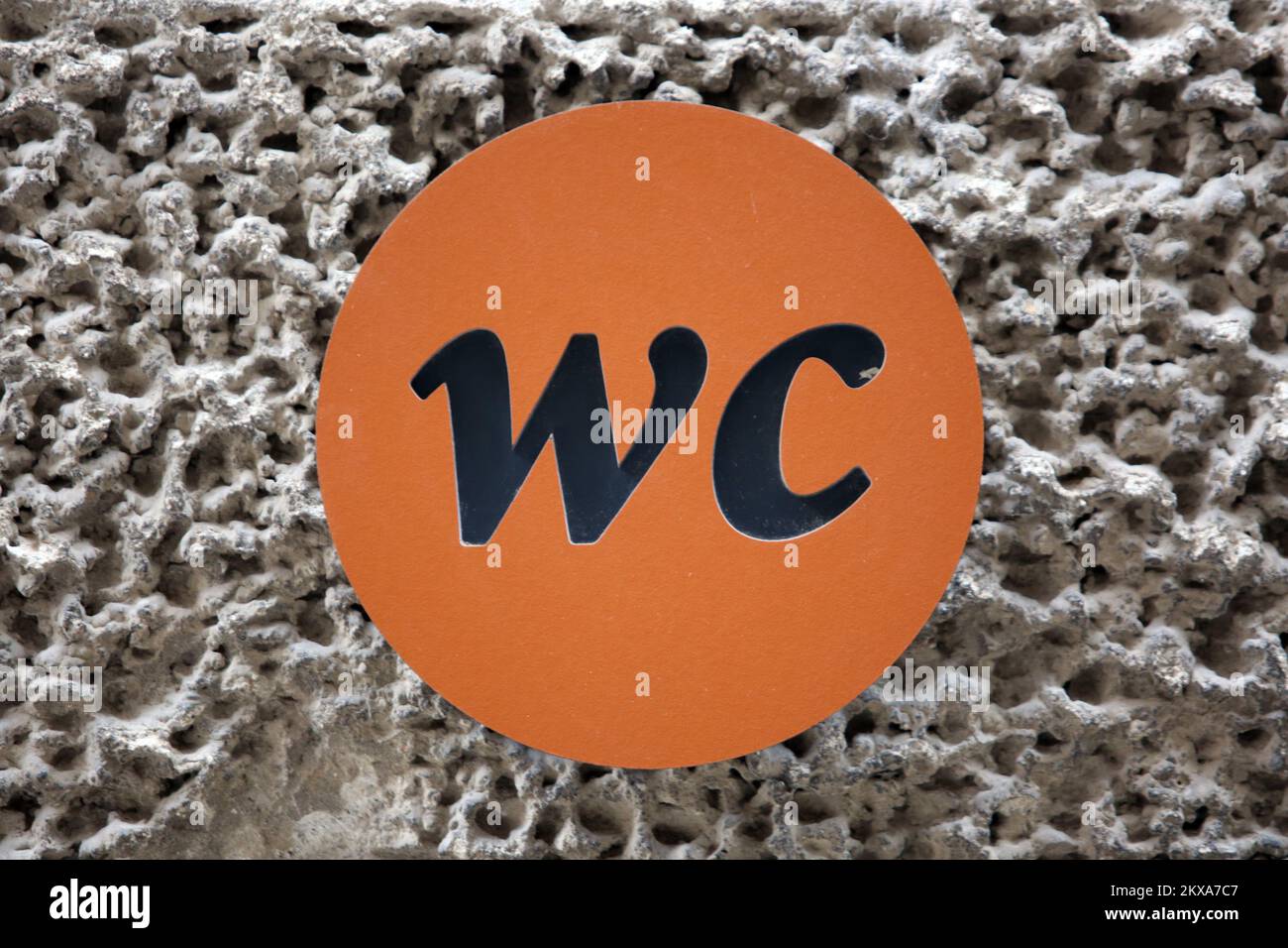 06.01.2019., Split - Public toilet signs. Photo: Miranda Cikotic ...