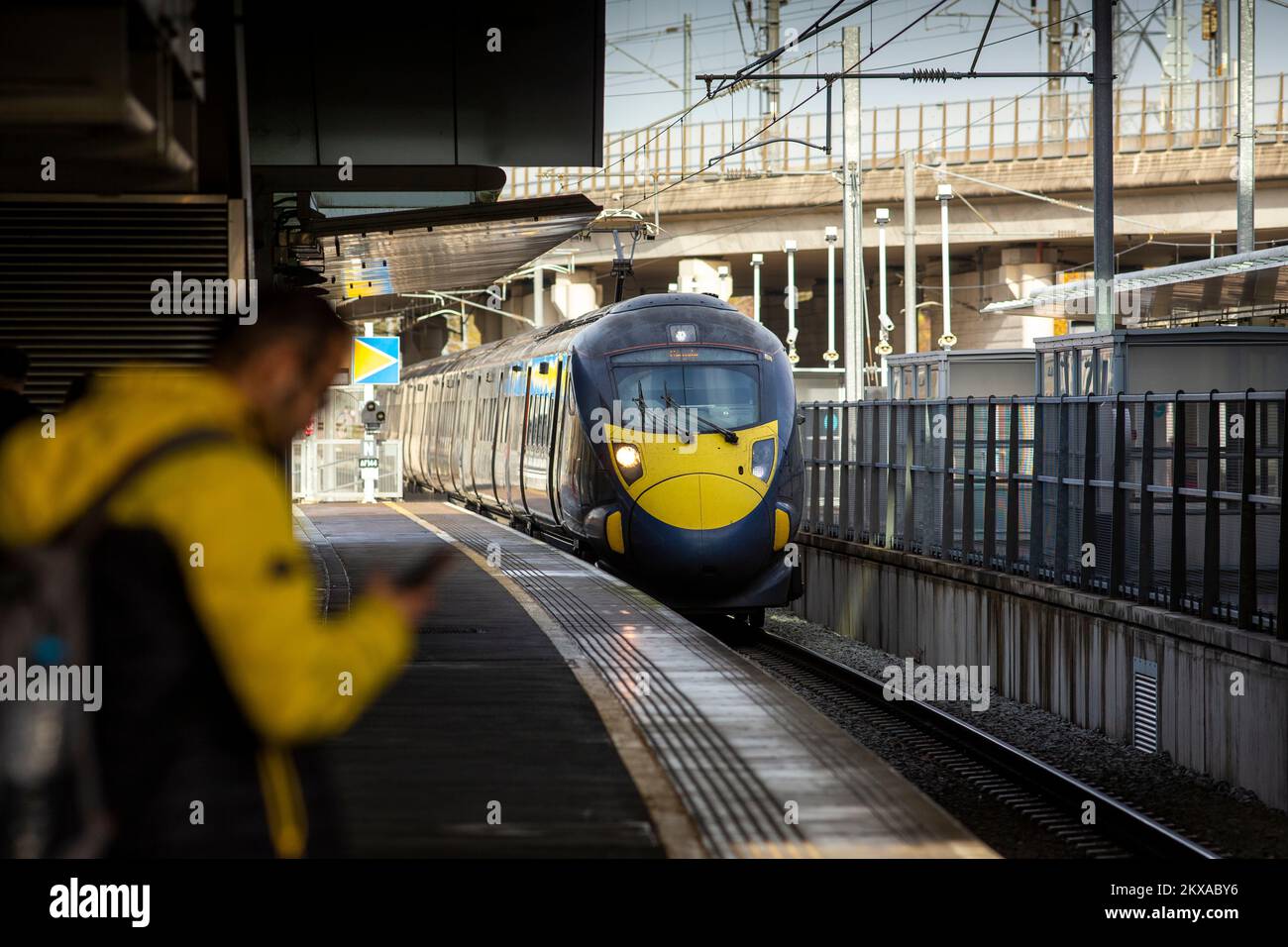 Ebbsfleet International railway station is in Ebbsfleet Valley, Kent ...