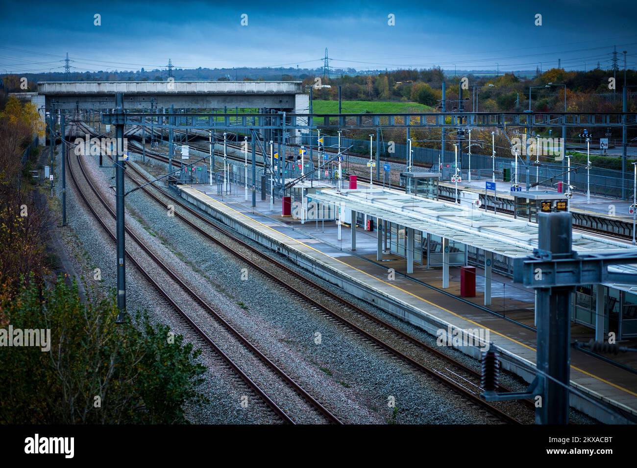 Ebbsfleet International railway station is in Ebbsfleet Valley, Kent ...