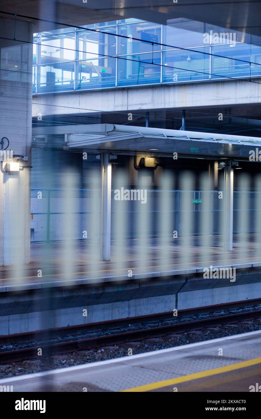 Ebbsfleet International railway station is in Ebbsfleet Valley, Kent ...