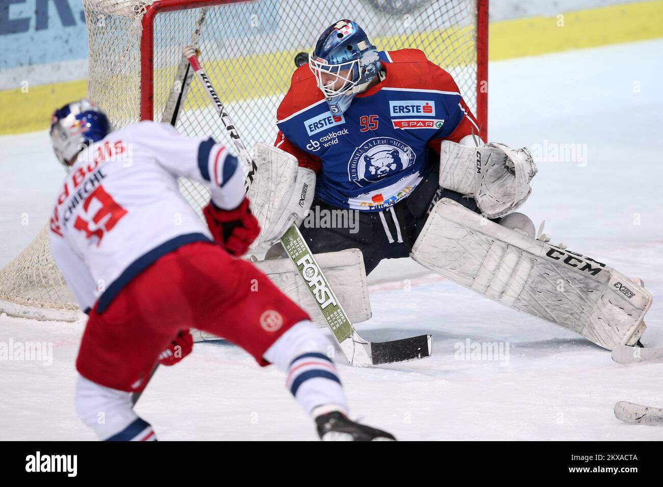 22.01.2019., Zagreb,Croatia - EBEL league, round 40, KHL Medvescak ...