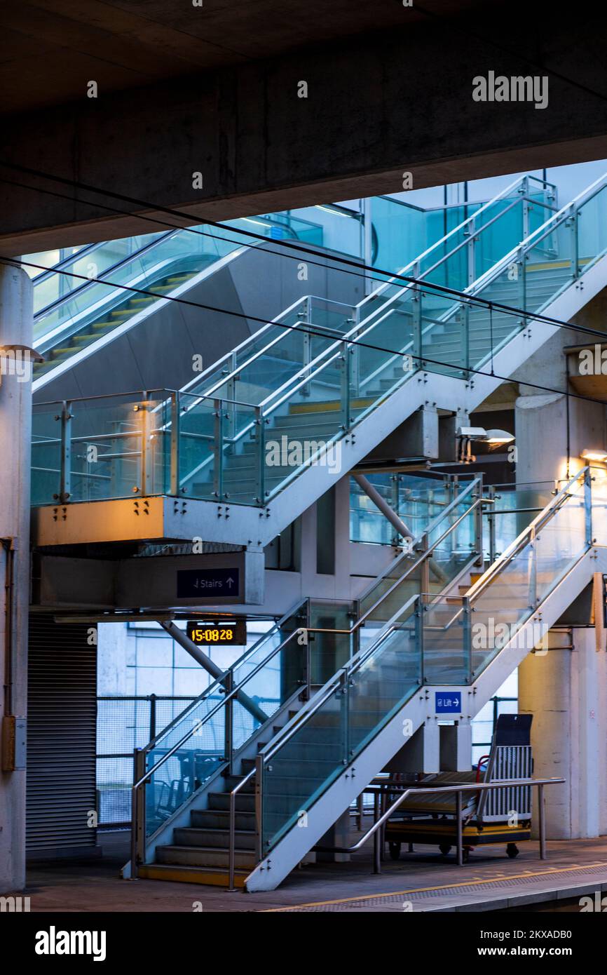 Ebbsfleet International railway station is in Ebbsfleet Valley, Kent ...