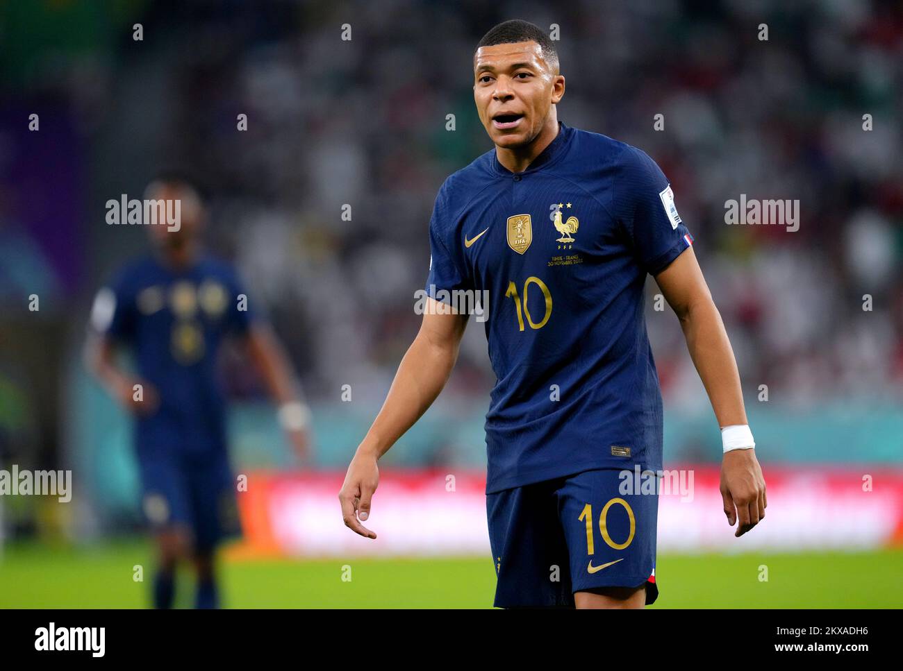 France's Kylian Mbappe during the FIFA World Cup Group D match at the ...
