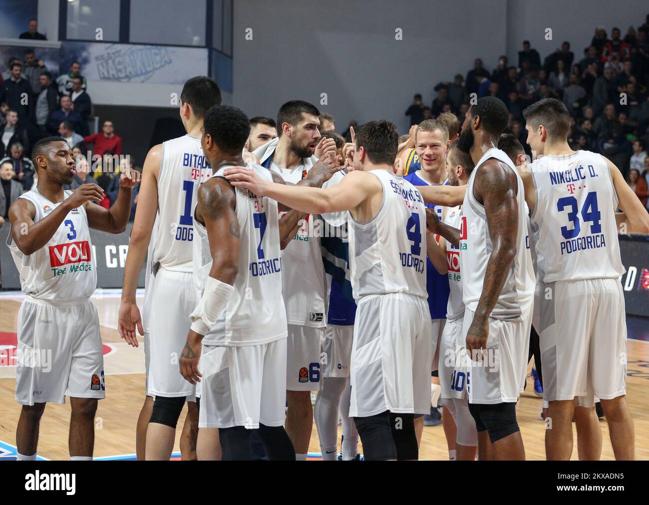 25.01.2019, Sports Center Moraca, Podgorica, Montenegro - 20 th round ...