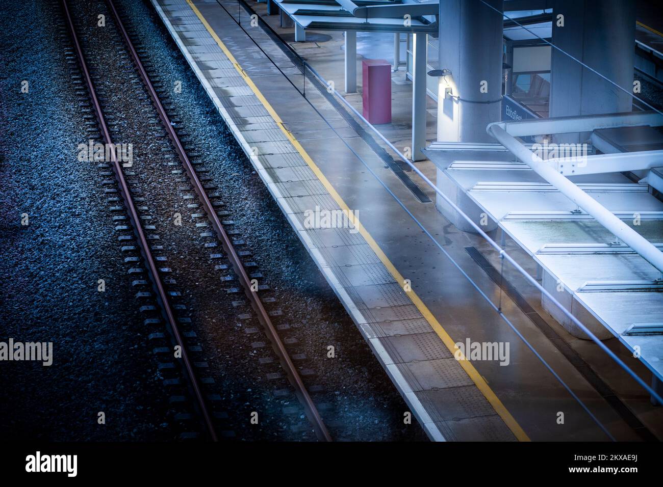 Ebbsfleet International railway station is in Ebbsfleet Valley, Kent ...