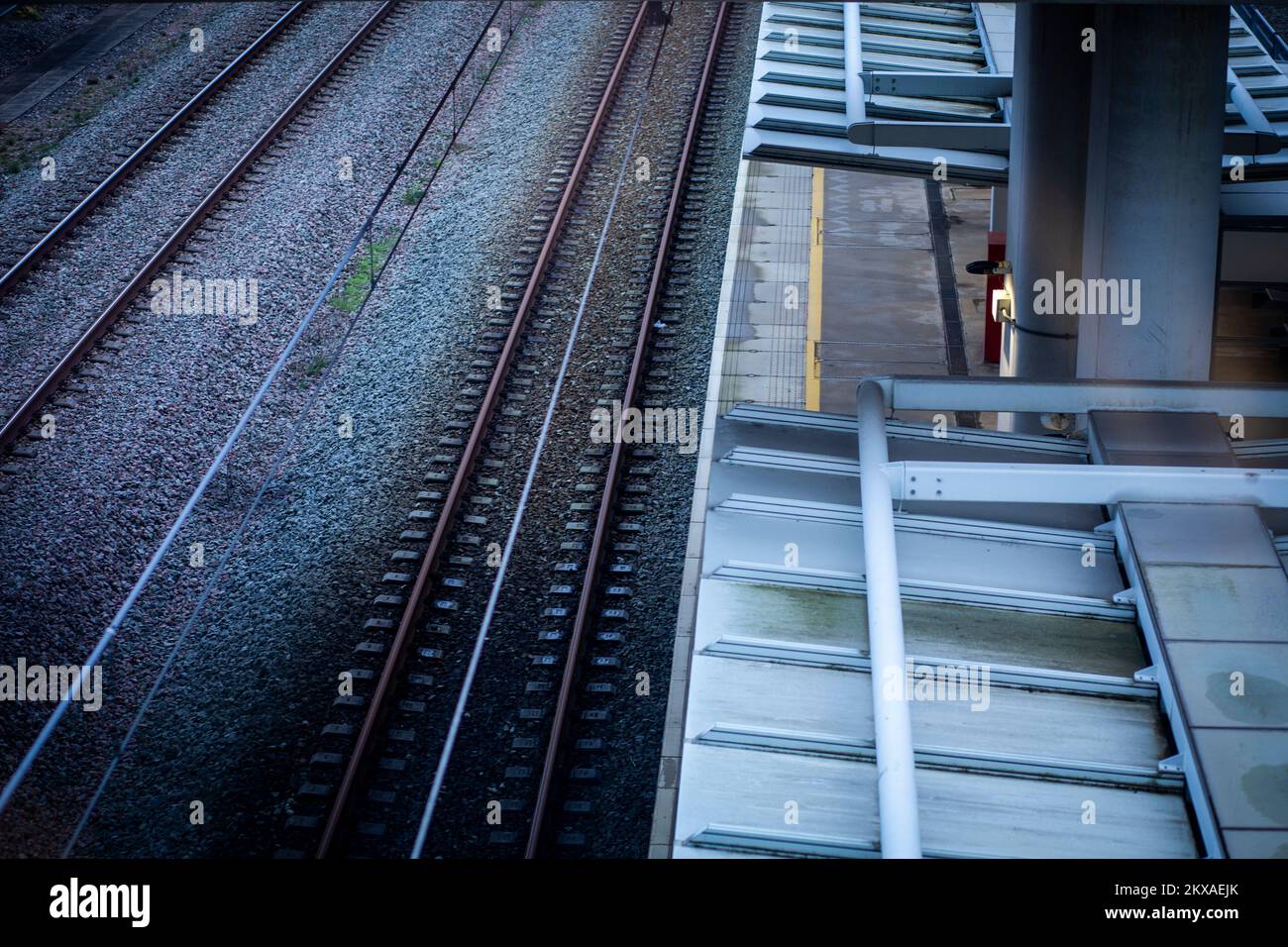 Ebbsfleet International railway station is in Ebbsfleet Valley, Kent ...