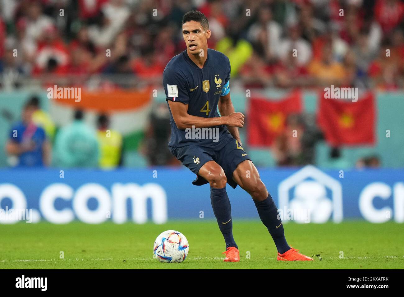Rapahel Varane of France during the FIFA World Cup Qatar 2022 match ...