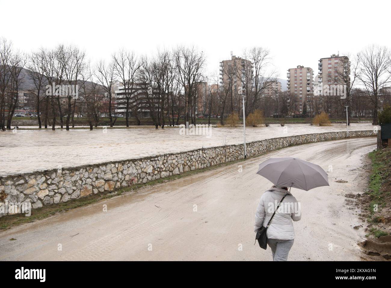 03.02.2019, Zenica, Bosnia and Herzegovina - Local authorities in the ...