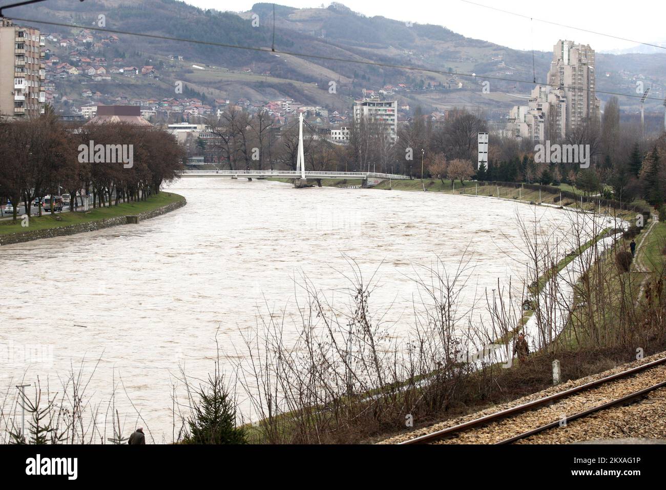 03.02.2019, Zenica, Bosnia and Herzegovina - Local authorities in the ...