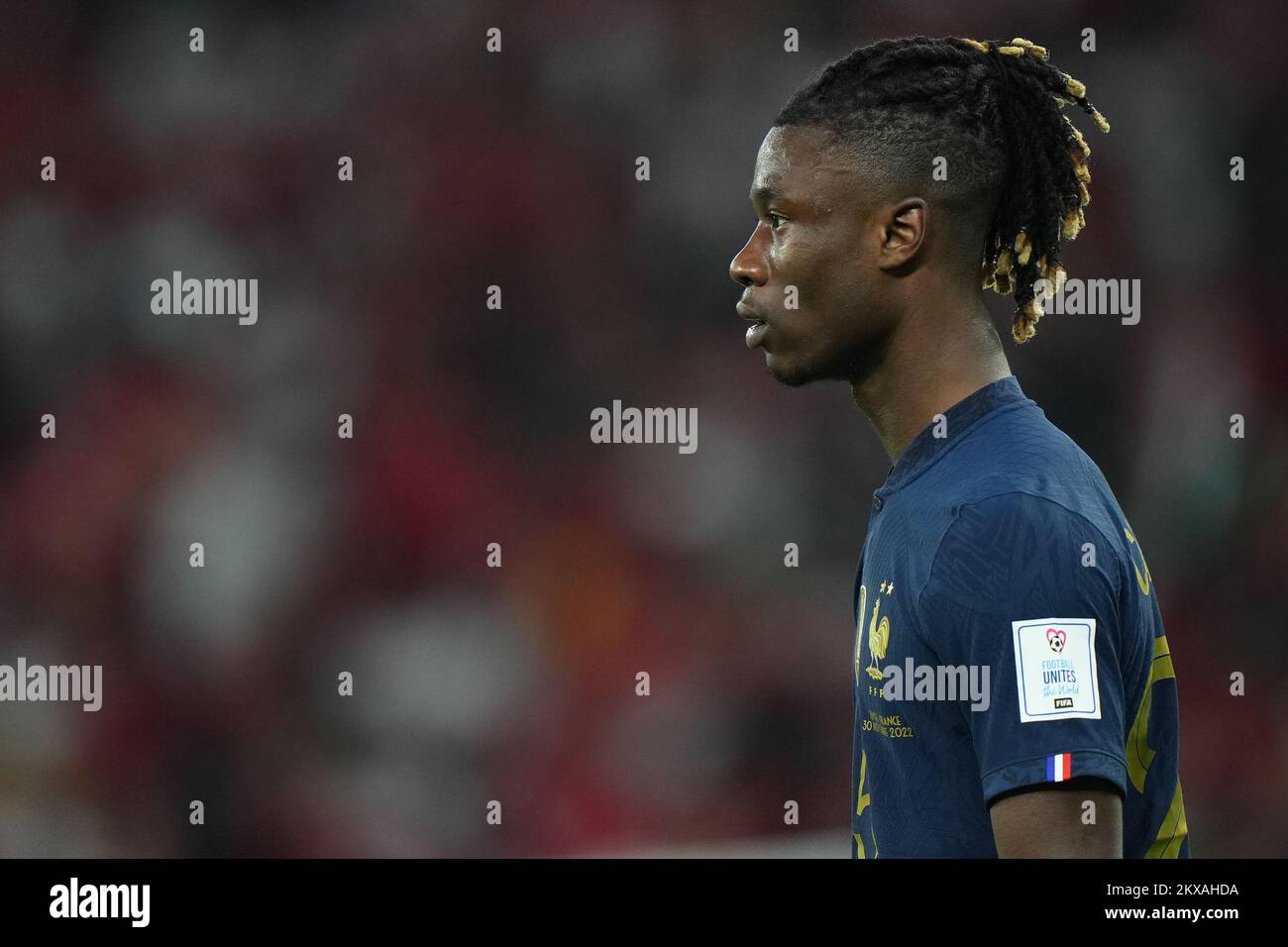 Eduardo Camavinga of France during the FIFA World Cup Qatar 2022 match ...
