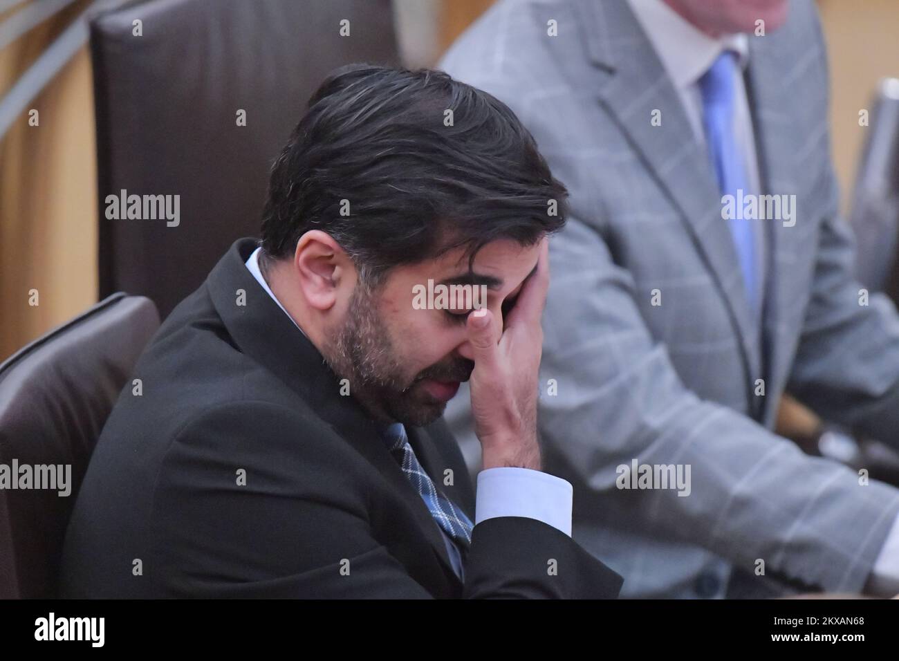 Edinburgh Scotland, UK 30 November 2022. Humza Yousaf, Scottish Cabinet ...