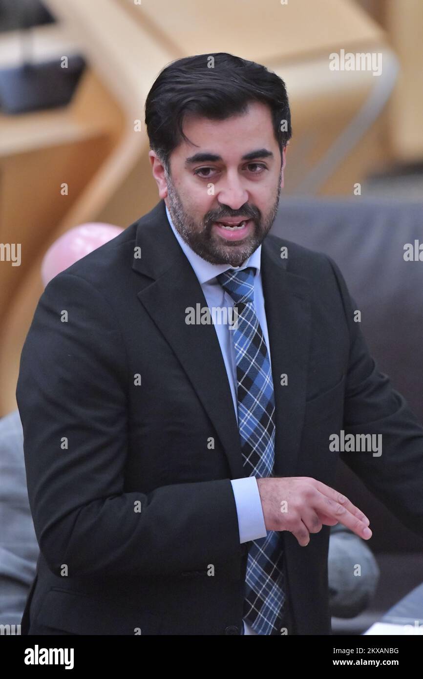 Edinburgh Scotland, UK 30 November 2022. Humza Yousaf, Scottish Cabinet ...