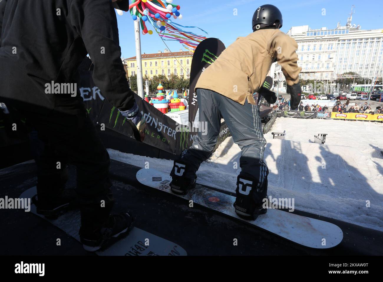 24.02.2019., Rijeka, Croatia - Rijeka Nine Snowboard Club organized a ...