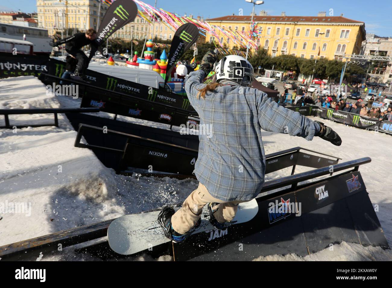 24.02.2019., Rijeka, Croatia - Rijeka Nine Snowboard Club organized a ...