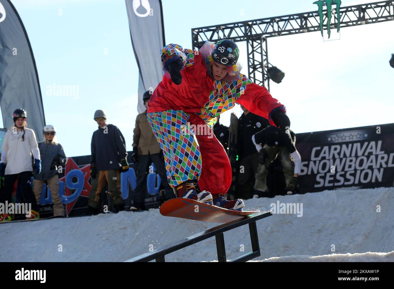 24.02.2019., Rijeka, Croatia - Rijeka Nine Snowboard Club organized a ...