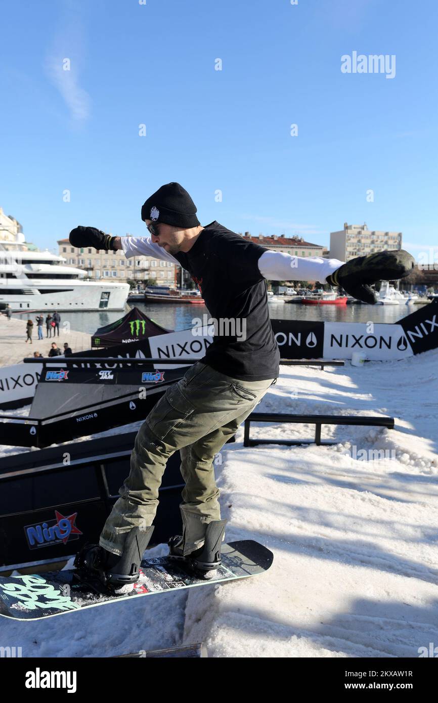 24.02.2019., Rijeka, Croatia - Rijeka Nine Snowboard Club organized a ...