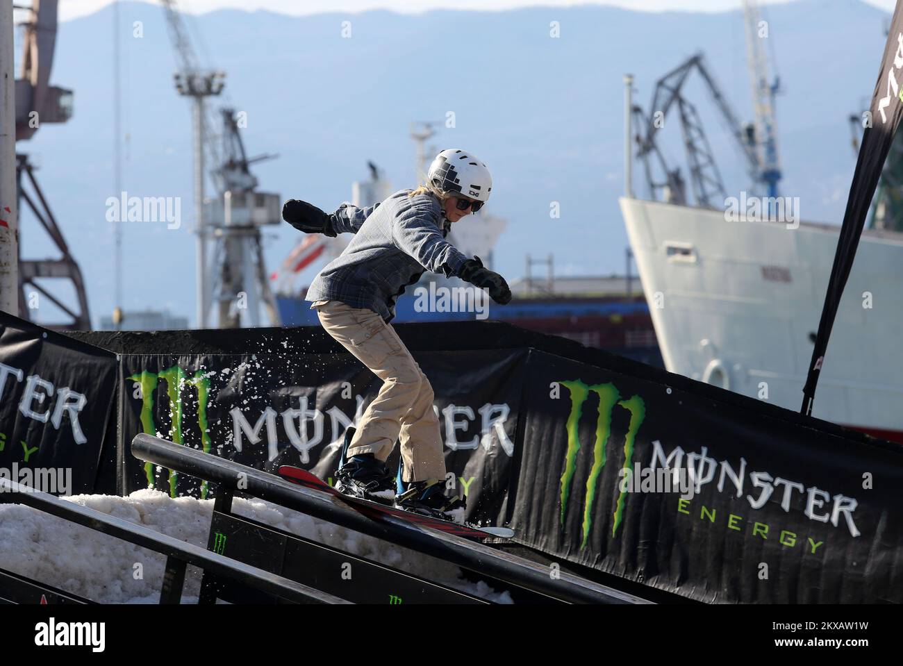 24.02.2019., Rijeka, Croatia - Rijeka Nine Snowboard Club organized a ...