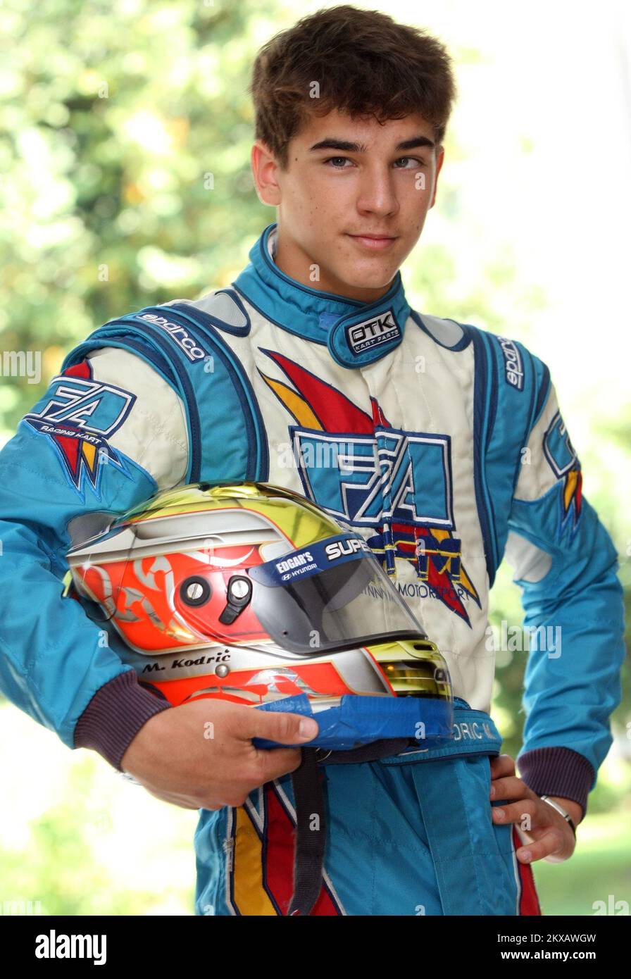 17.06.2012., Samobor , Croatia - Croatian driver Martin Kodric signed ...