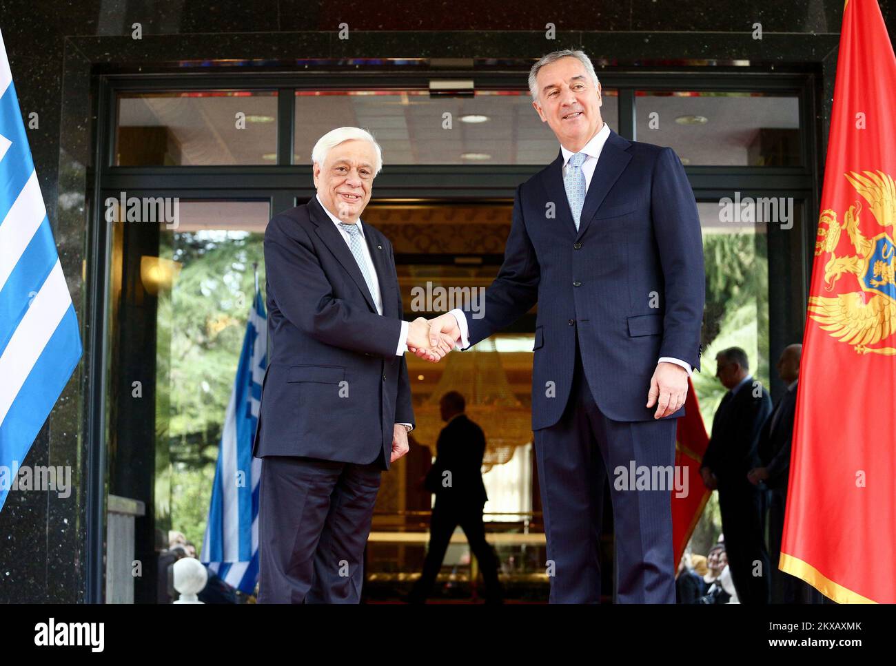 07.03.2019., Vila Gorica, Podgorica, Montenegro - Greek President ...