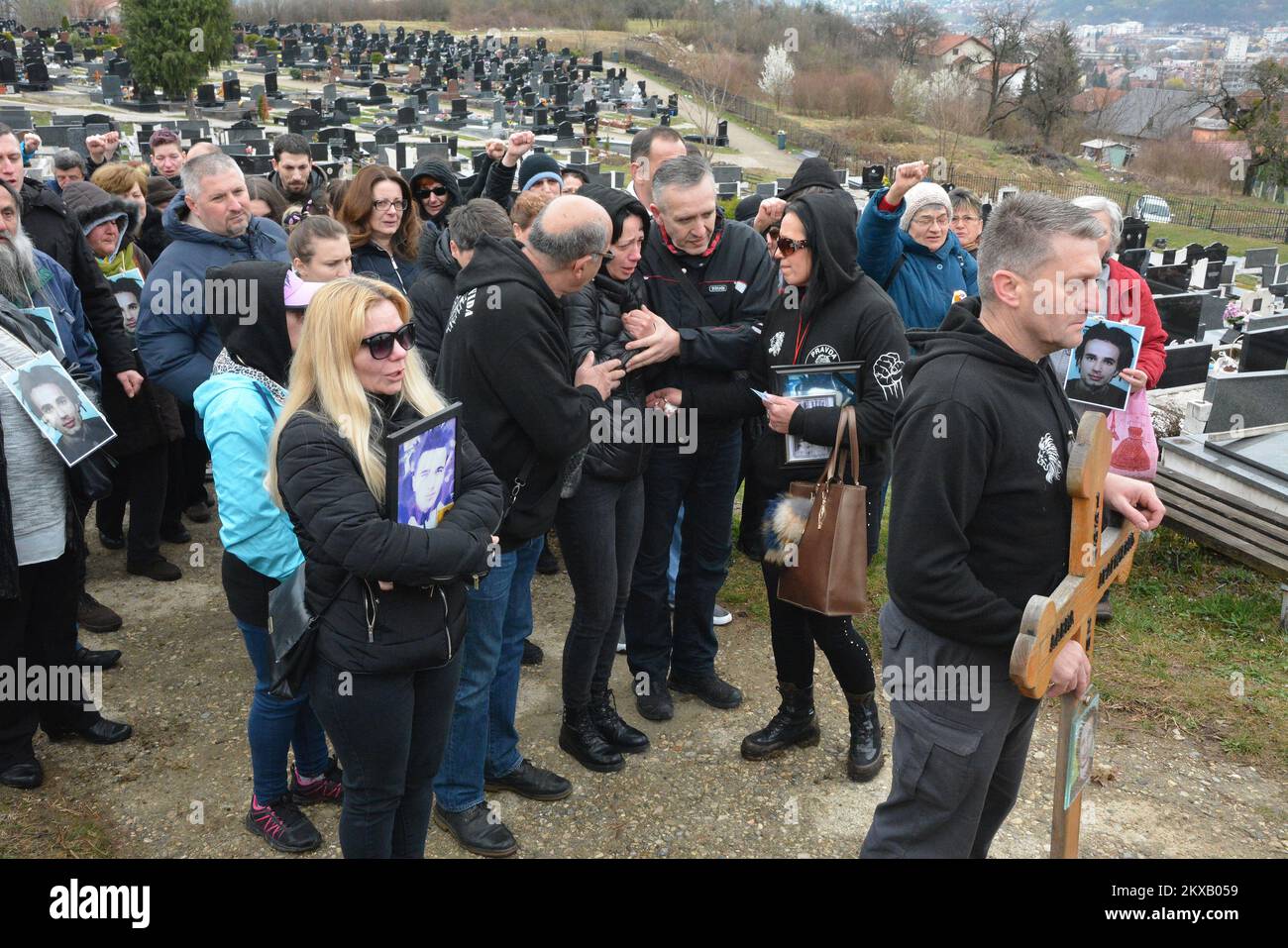 12.03.2019., Banja Luka, Bosnia and Herzegovina - The remains of a 21 ...