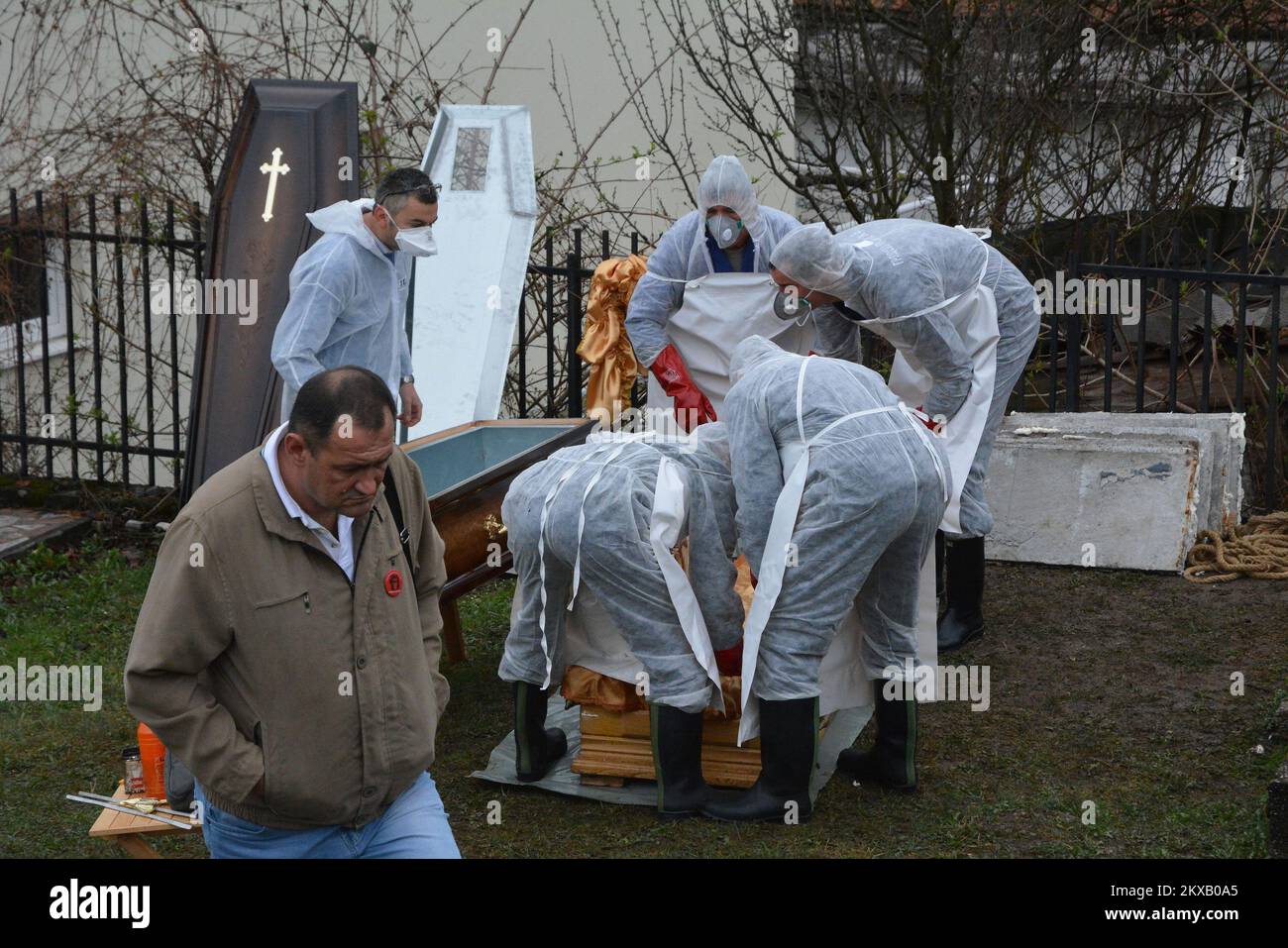 12.03.2019., Banja Luka, Bosnia and Herzegovina - The remains of a 21 ...