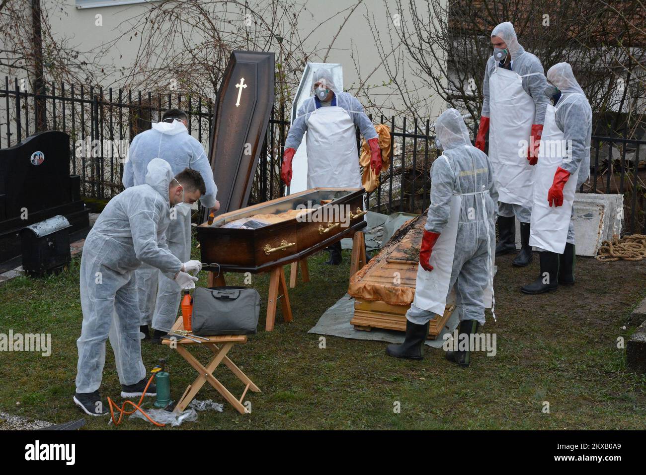 12.03.2019., Banja Luka, Bosnia and Herzegovina - The remains of a 21 ...