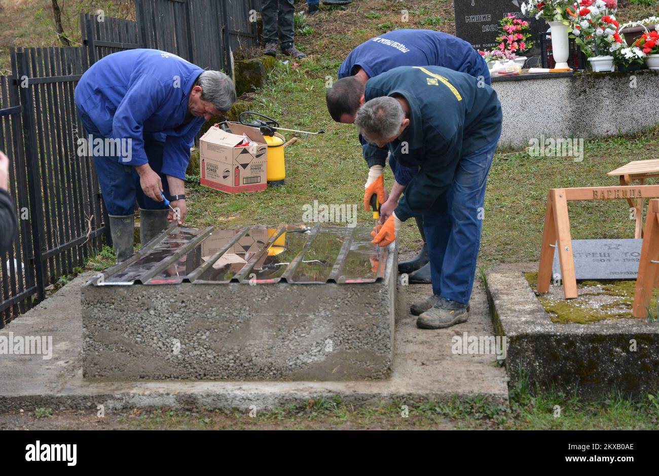 12.03.2019., Banja Luka, Bosnia and Herzegovina - The remains of a 21 ...