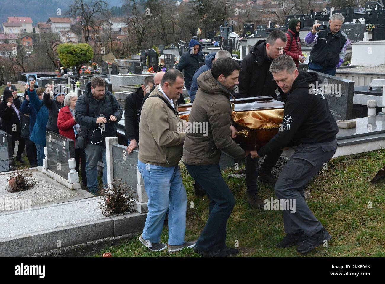 12.03.2019., Banja Luka, Bosnia and Herzegovina - The remains of a 21 ...