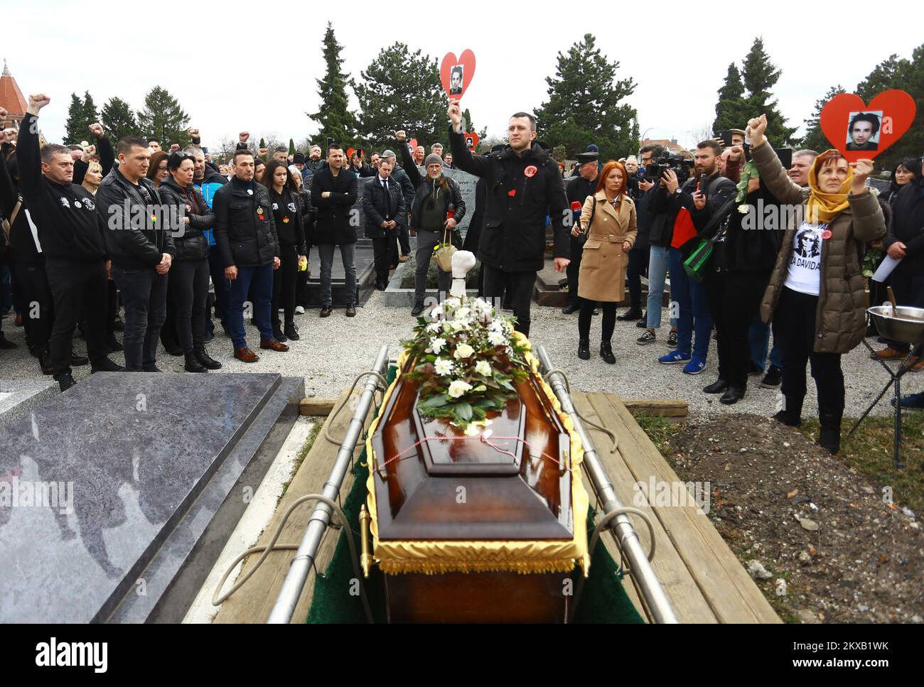 15.03.2019., Wiener Neustadt, Austria - The remains of David Dragicevic ...