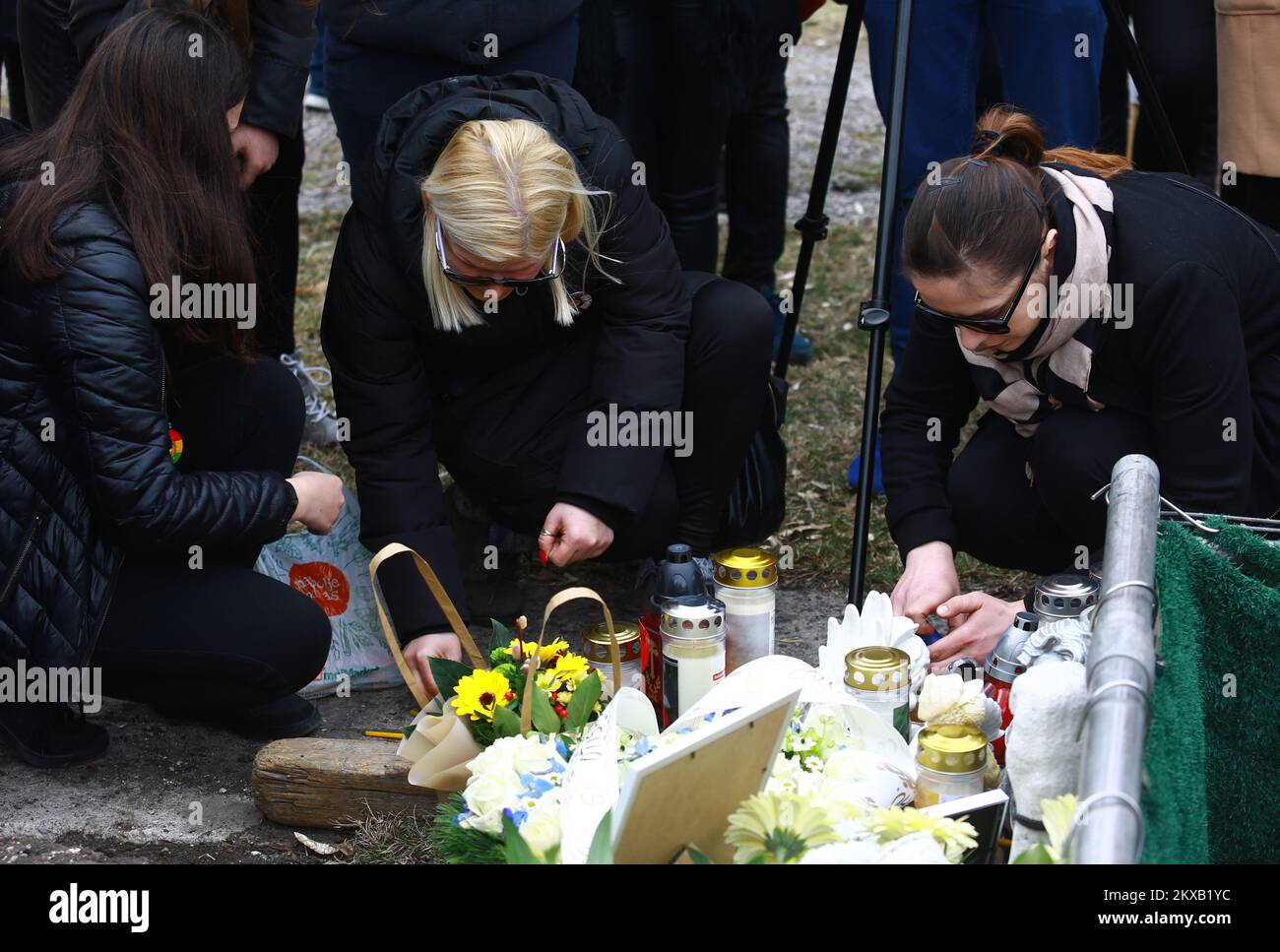 15.03.2019., Wiener Neustadt, Austria - The remains of David Dragicevic ...
